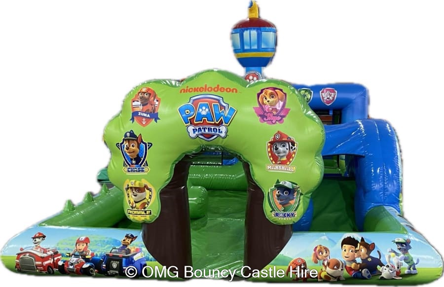14ft x 20ft Childrens Inflatable Paw Patrol Play Zone - Bouncy Castle ...